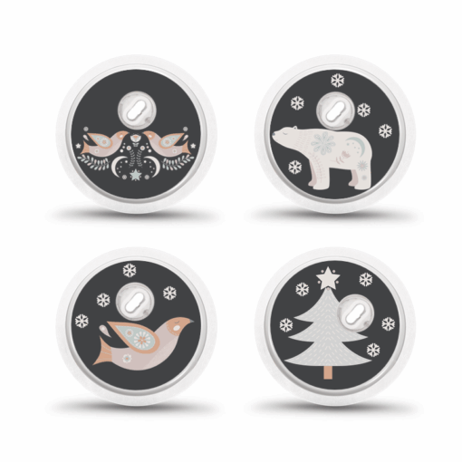 Mini capteur Freestyle Libre 3 lot de 4 mini stickers hygge scandinave ...